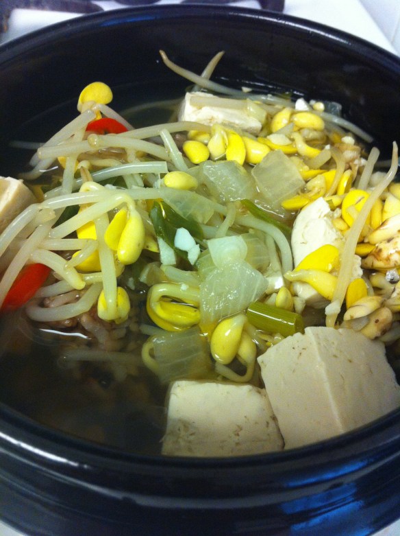 Kongnamul-gukbap (콩나물국밥): Soybean sprout soup with rice | GANGNAM KITCHEN